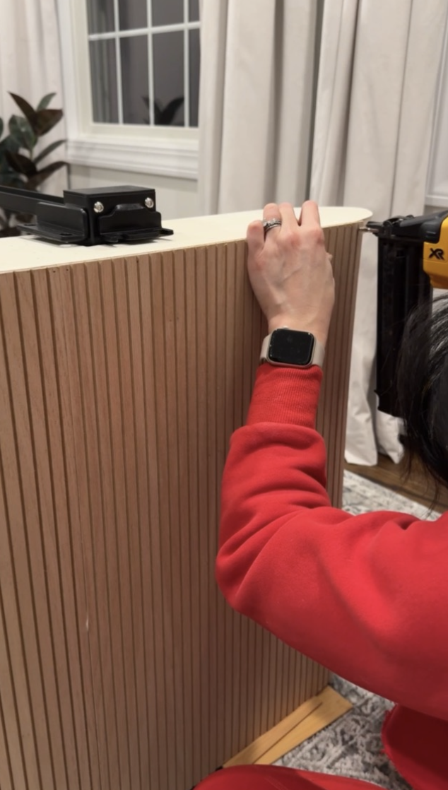 Easy DIY Standing Desk Cover Design Upgrade - ourhomebecoming.com